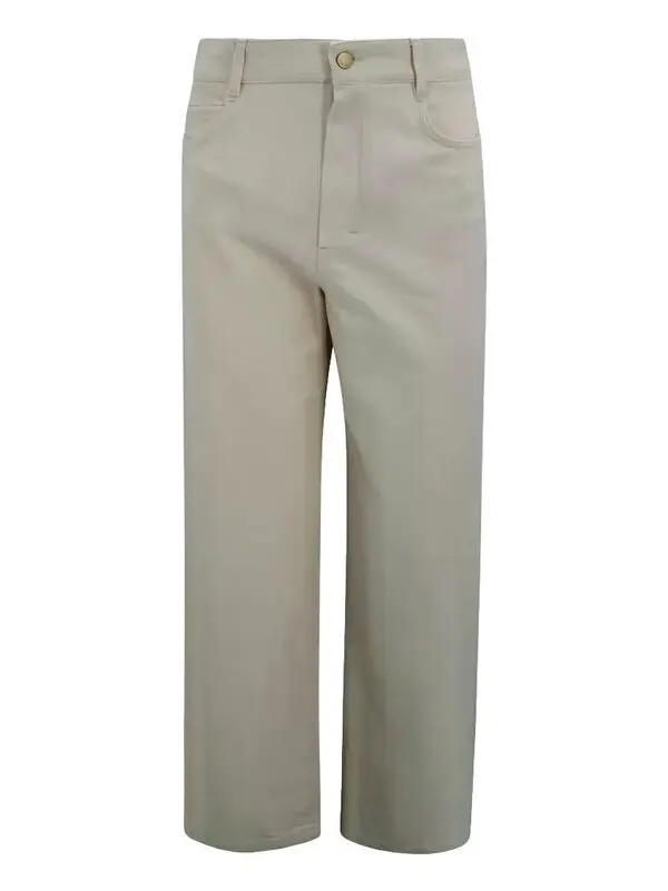 Max Mara Button Trousers - Neutrals