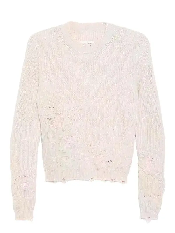 MAISON MARGIELA Distressed Sweater - Pink