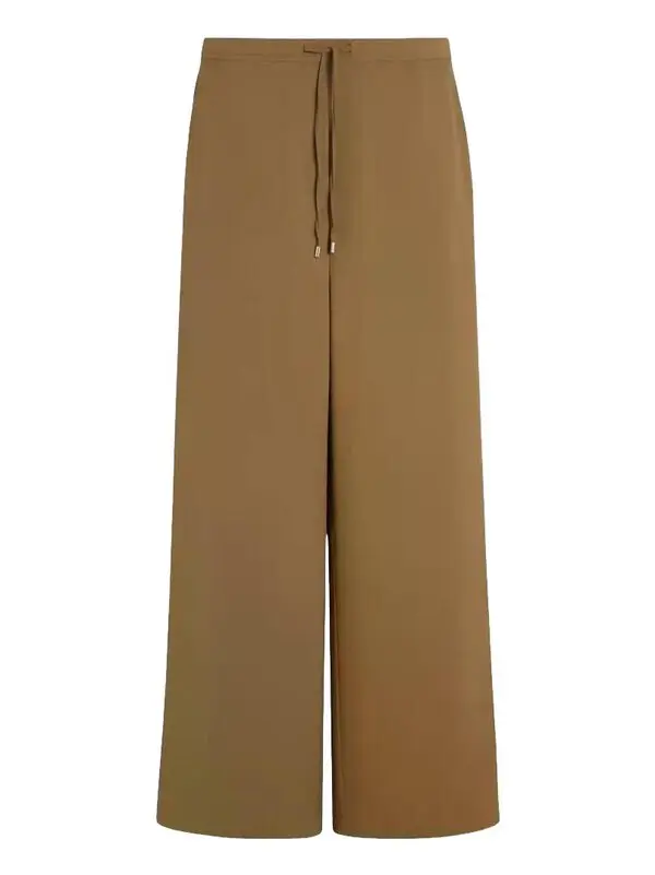 Max Mara Mstcorone Drawstring Palazzo Pants - Brown