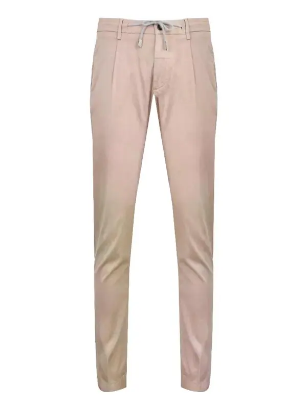 Eleventy Drawstring Fastening Trousers - Neutrals