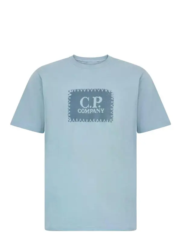 C.P. COMPANY Logo-detail T-shirt - Blue