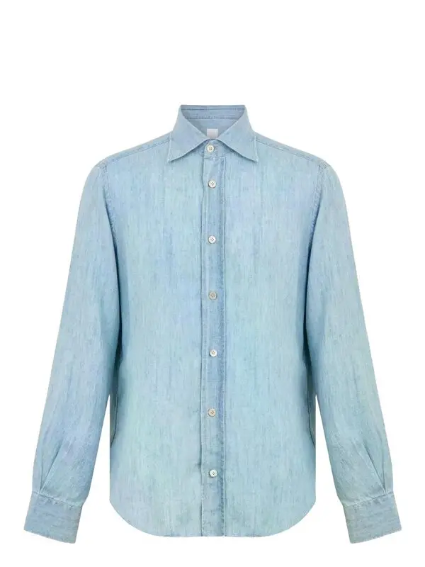Eleventy Denim Shirt - Blue