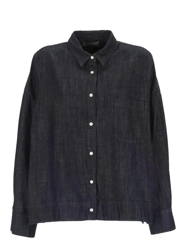 Lorena Antoniazzi Chest-pocket Button-down Shirt - Blue