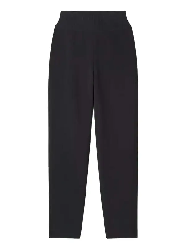 LANVIN Ribbed-waistband Trousers - Black
