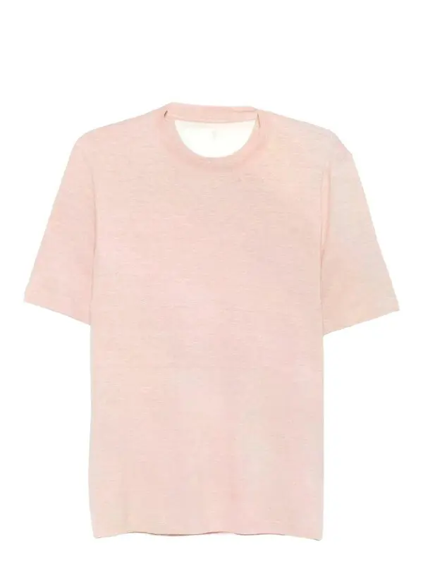 Brunello Cucinelli Round Neck T-shirt - Pink