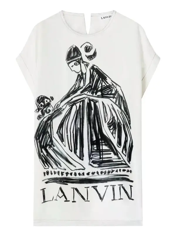 LANVIN Mother And Child T-shirt - White