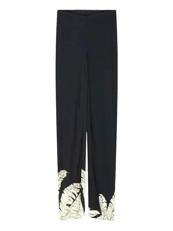 Hemant & Nandita Bias-cut Ankle-length Trousers - Black