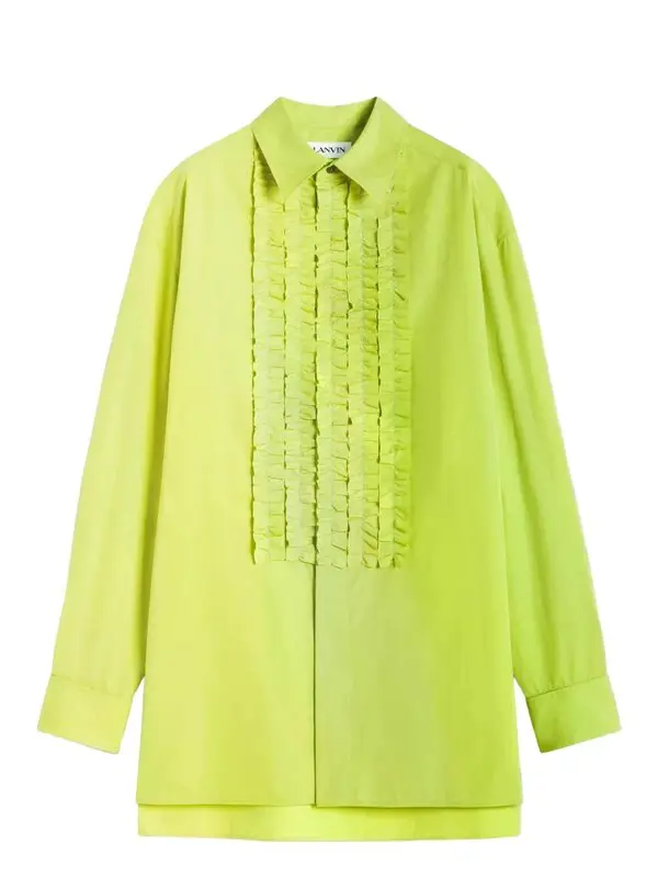 LANVIN Ruffled Shirt - Yellow