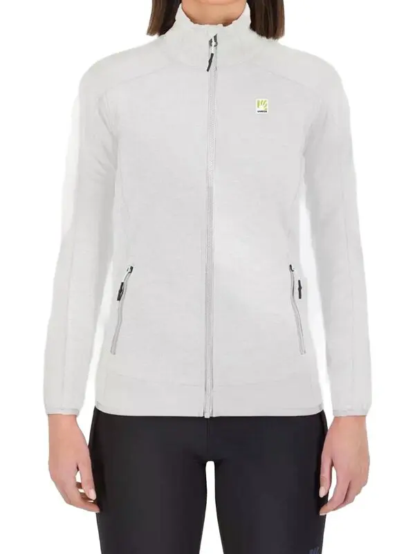 KARPOS Long-sleeve Zip-up Sweatshirt - White