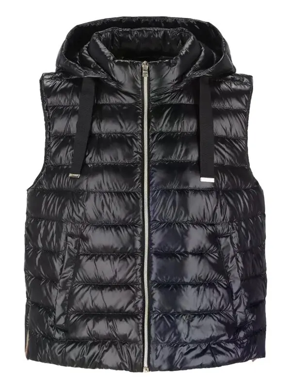 Herno Hooded Quilted Jacket - Black