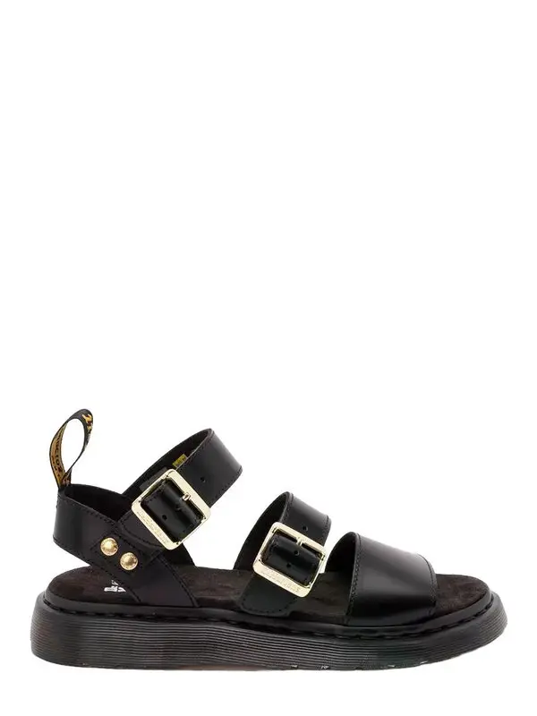 Dr. Martens Gryphon Quad Leather Sandals - Black