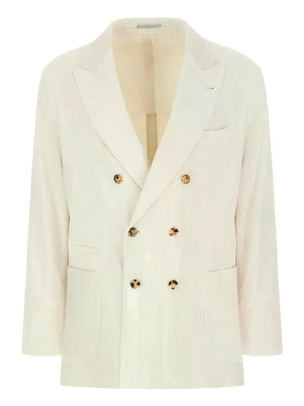 Brunello Cucinelli Corduroy Blazer - Neutrals