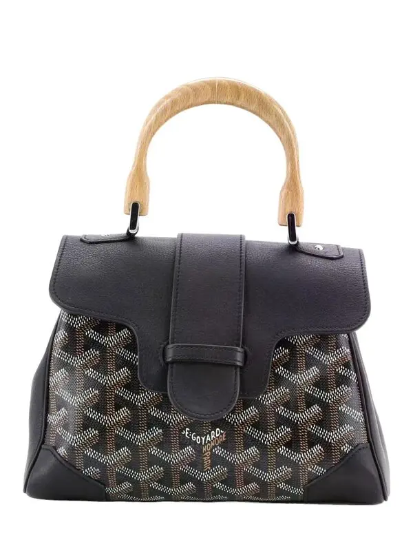 Goyard Saigon Mini Top Handle Bag - Black