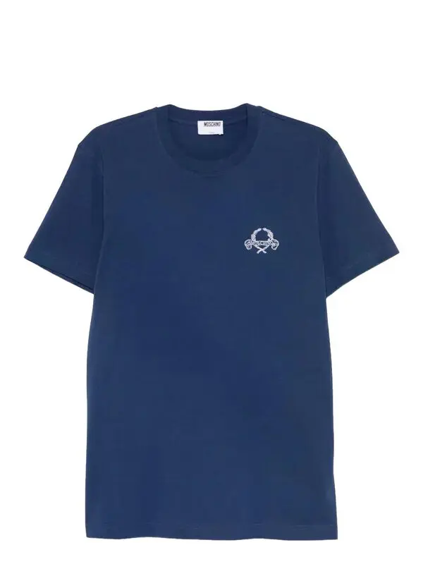 Moschino Crew-neck Short-sleeve T-shirt - Blue