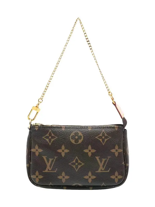 LOUIS VUITTON 2020 Monogram Mini Pochette Accessoires - Brown