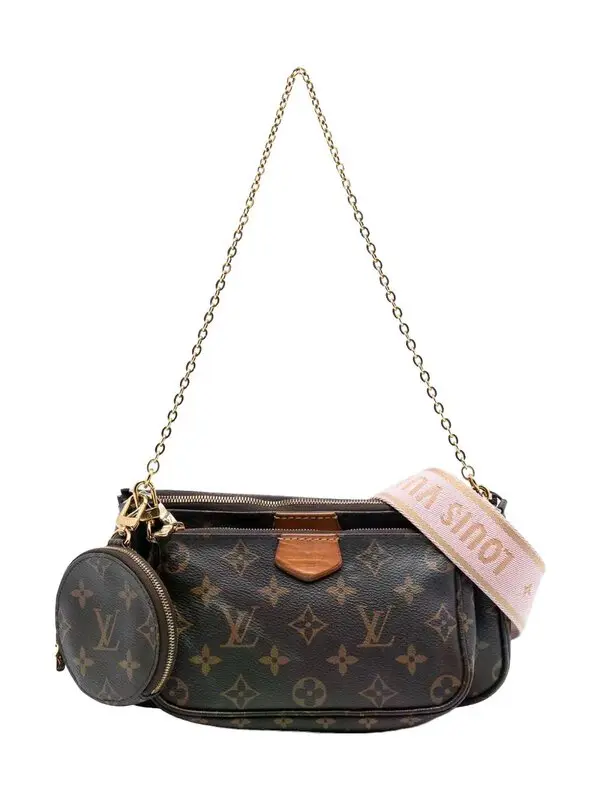 LOUIS VUITTON 2021 Monogram Multi Pochette Accessoires Satchel - Brown