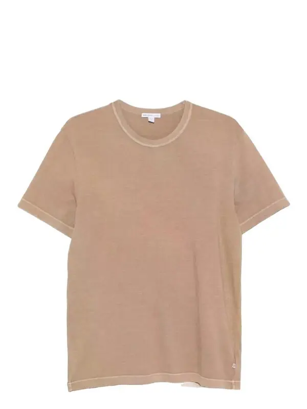 JAMES PERSE Crew-neck T-shirt - Neutrals