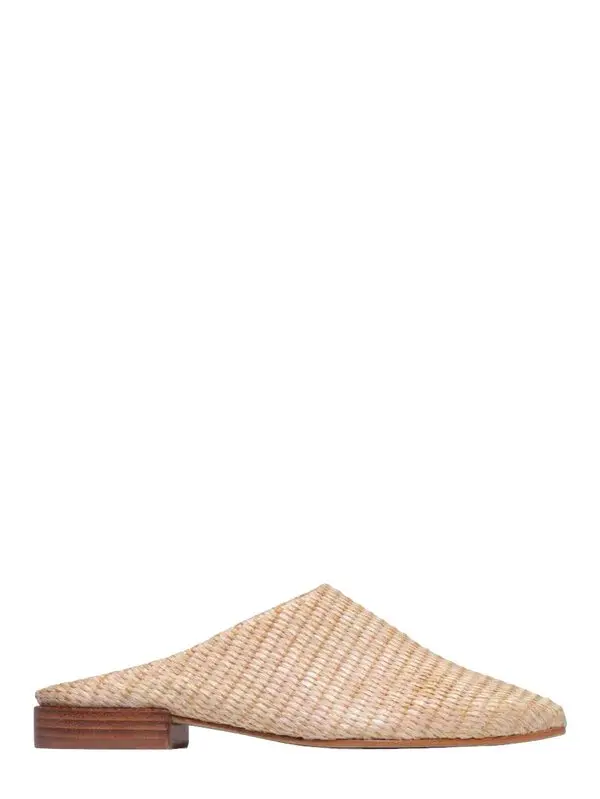 Bernardo Porto Woven Mules - Neutrals