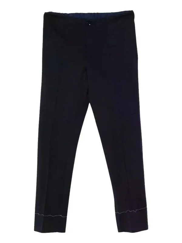 Brioni Trim-detail Trousers - Blue