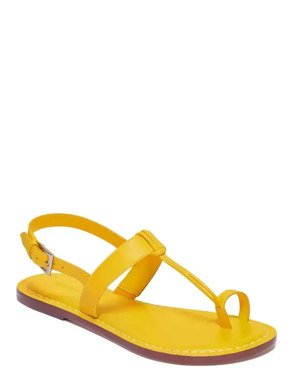 Bernardo Thong Strap Sandals - Yellow