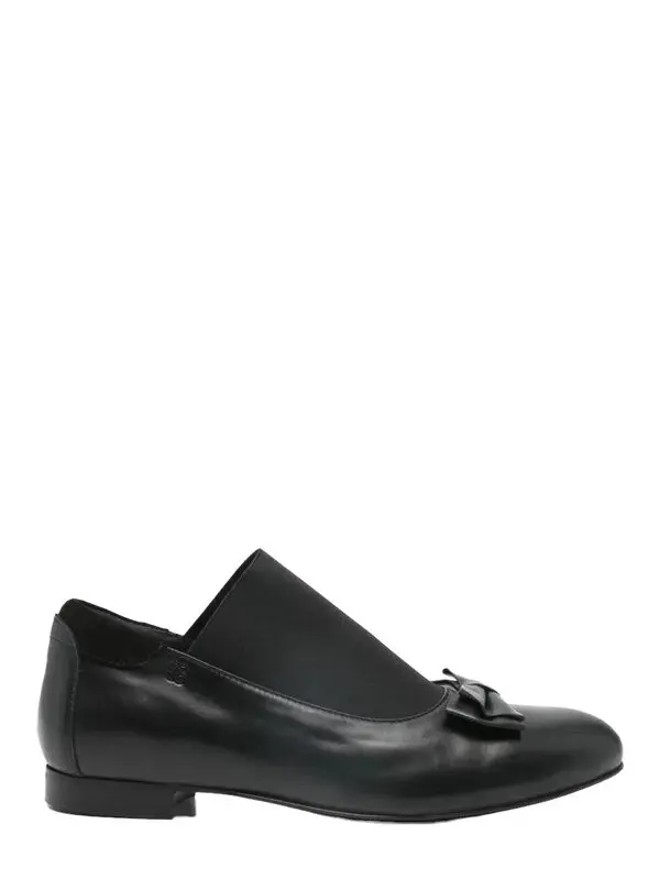STEFAN COOKE Elastic Bow Loafers - Black