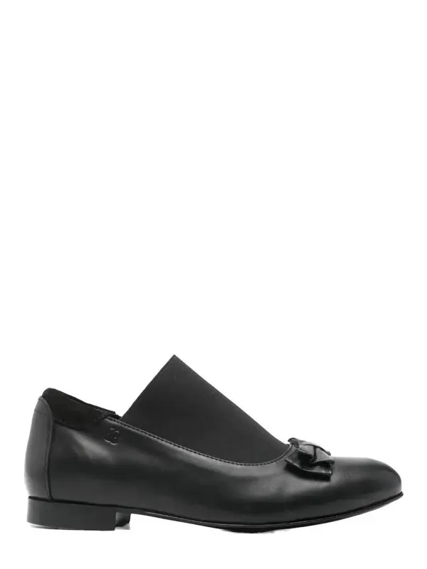STEFAN COOKE Bow-detail Loafers - Black
