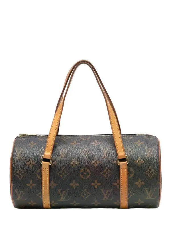 LOUIS VUITTON 2008 Monogram Papillon 28 Handbag - Brown