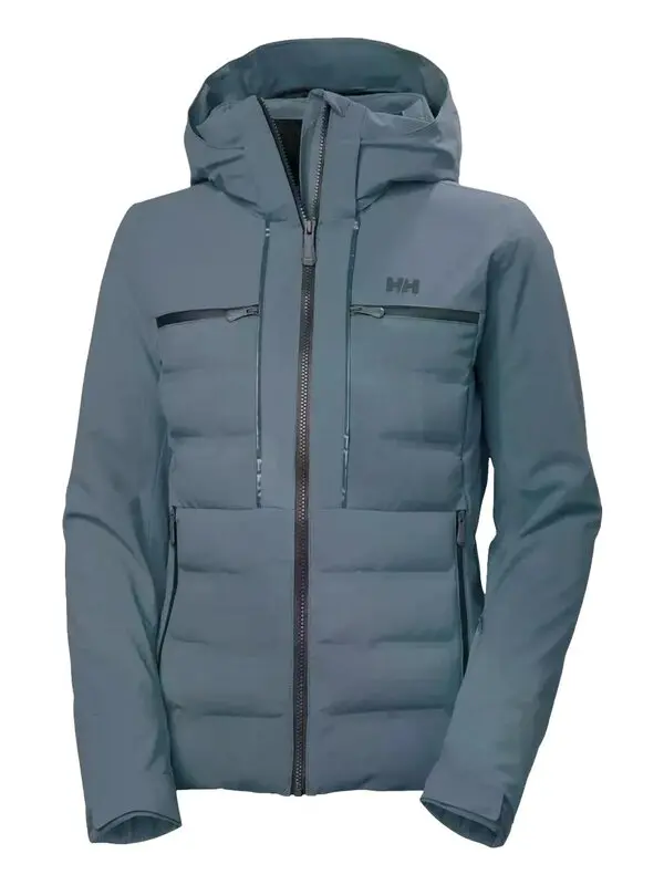 Helly Hansen Hooded Quilted Ski Jacket - Blue
