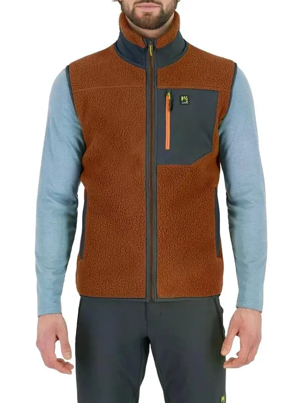 KARPOS Moiazza Retro Fleece Gilet - Brown