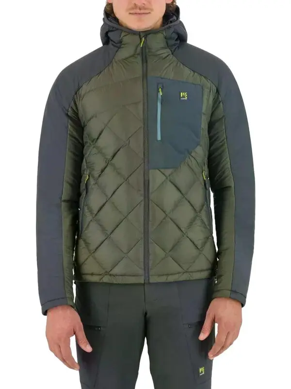 KARPOS Quilted Hooded Jacket - Green