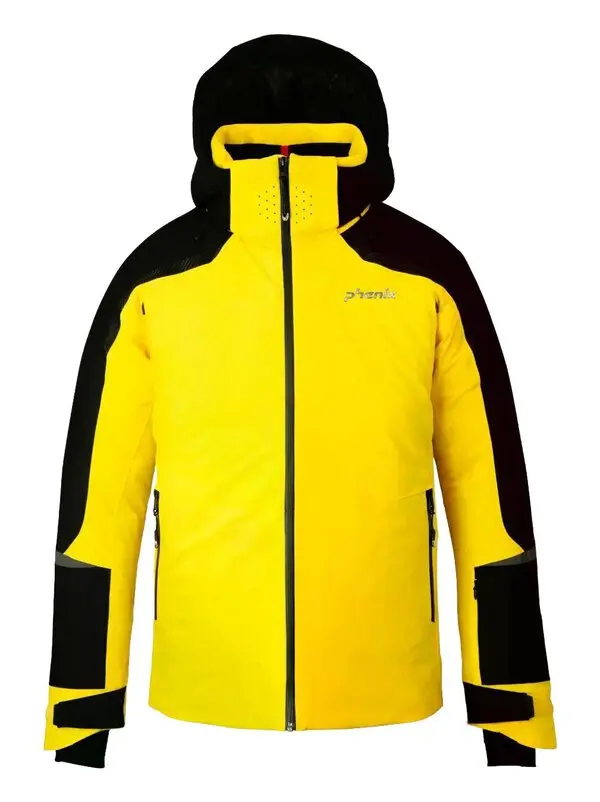 PHENIX Hooded Zip-front Ski Jacket - Yellow