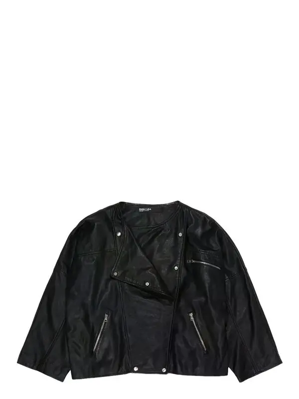 Bimba Y Lola Leather Jacket - Black