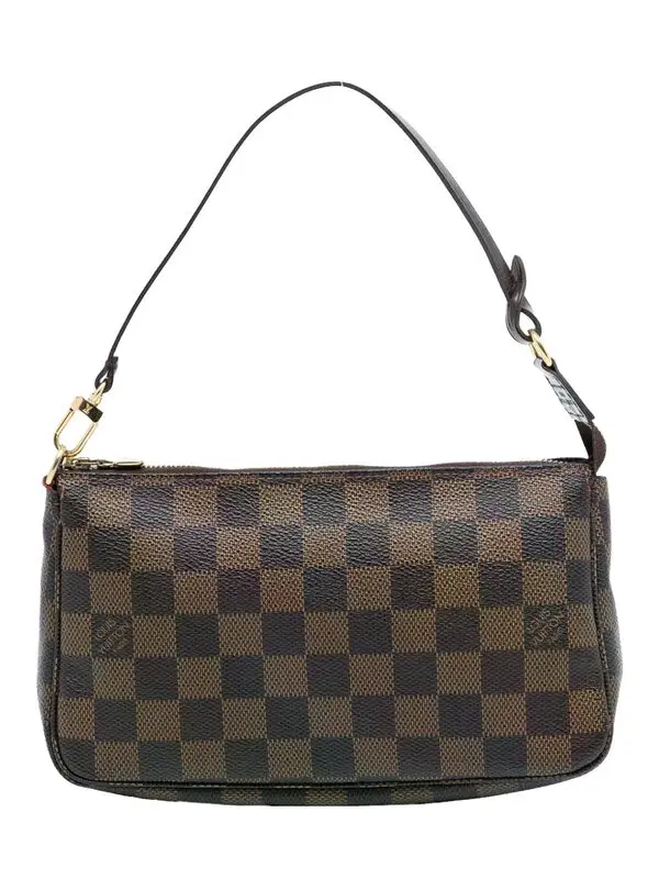 LOUIS VUITTON Damier Ebene Pochette Accessoires 2007 - Brown