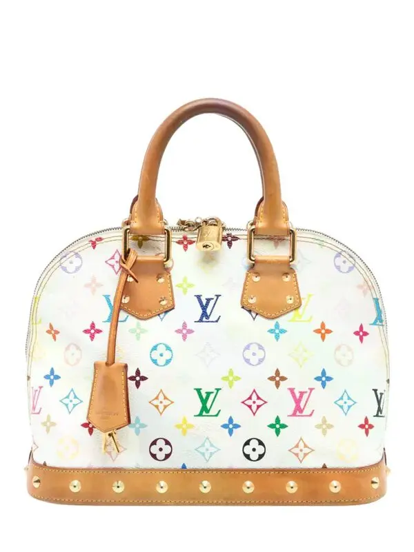 LOUIS VUITTON 2011 Monogram Multicolore Alma Pm Handbag - White