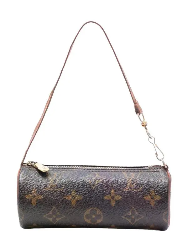 LOUIS VUITTON 1990-2020 Monogram Papillon Pochette - Brown