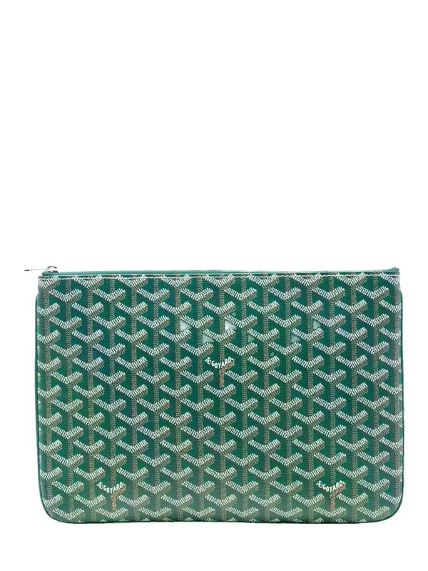 Goyard 2016 Ine Senat Mm Clutch Bag - Green