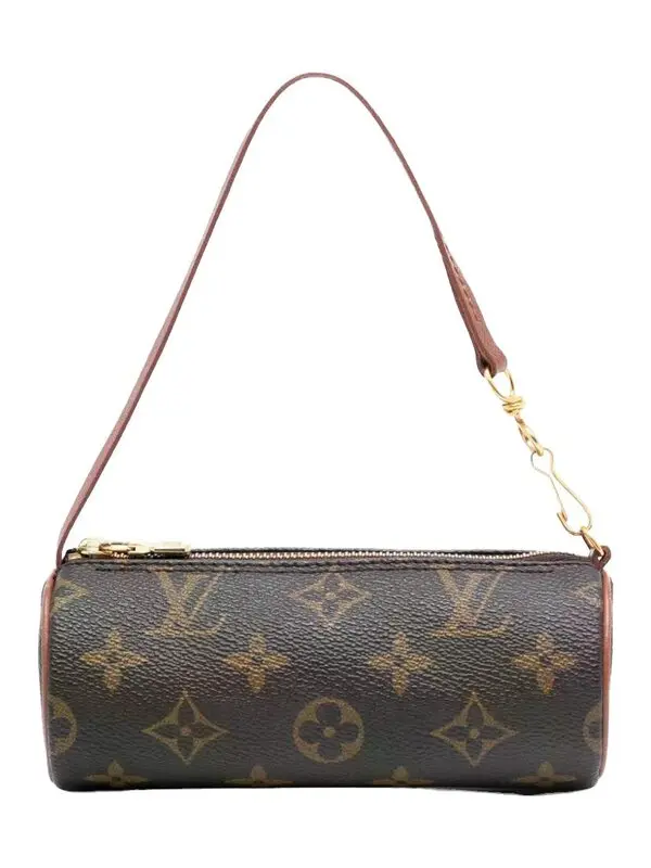LOUIS VUITTON 1990-2025 Monogram Papillon Pochette - Brown