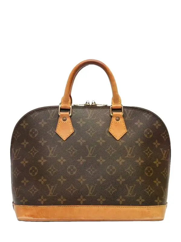 LOUIS VUITTON 1996 Monogram Alma Pm Handbag - Brown