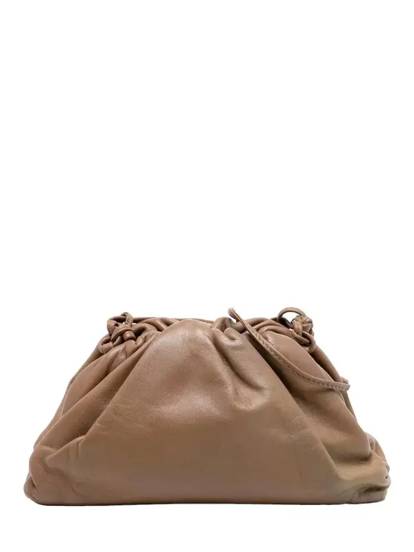 Bottega Veneta Lambskin The Mini Pouch Crossbody Bag - Brown