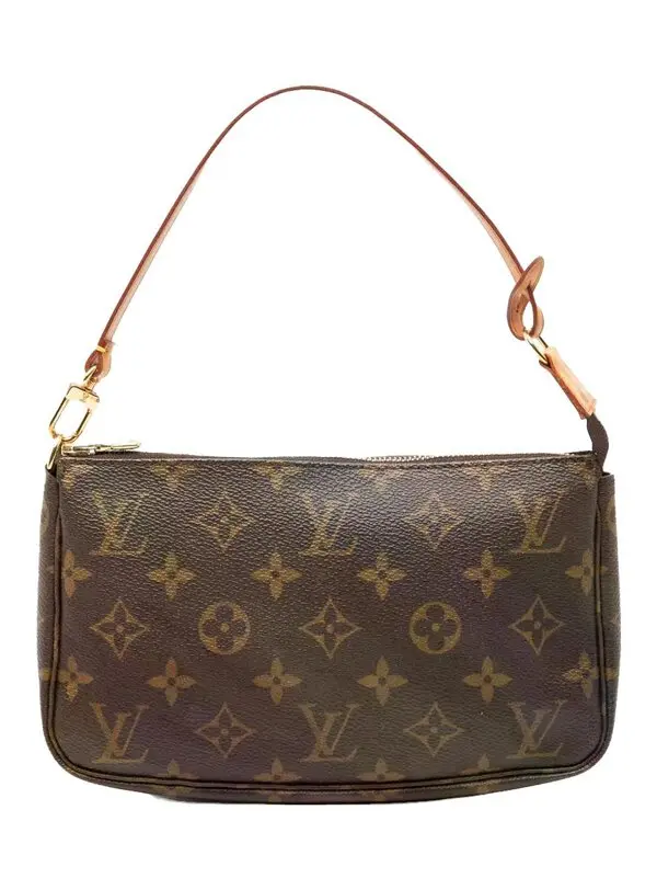 LOUIS VUITTON 1999 Monogram Pochette Accessoires - Brown