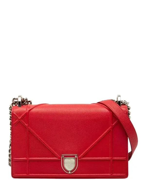Dior Diorama Flap Crossbody Bag - Red