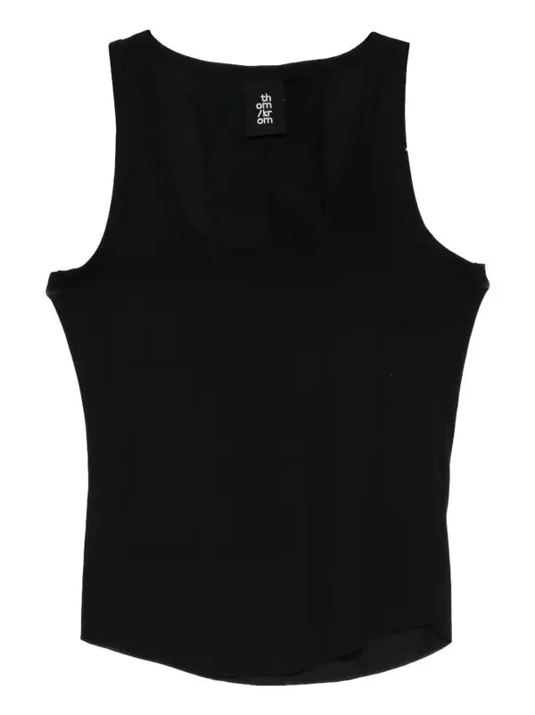 THOM KROM Ribbed Tank Top - Black