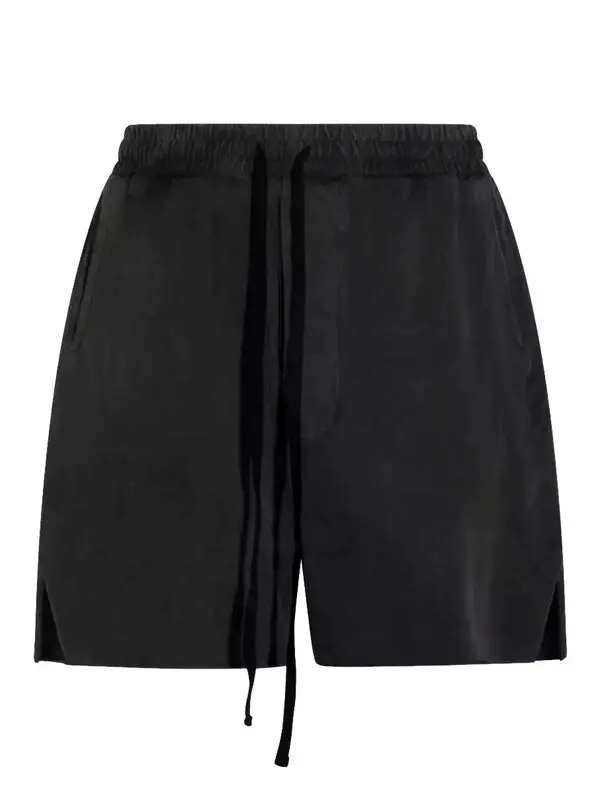 THOM KROM Drawstring Cotton Shorts - Black