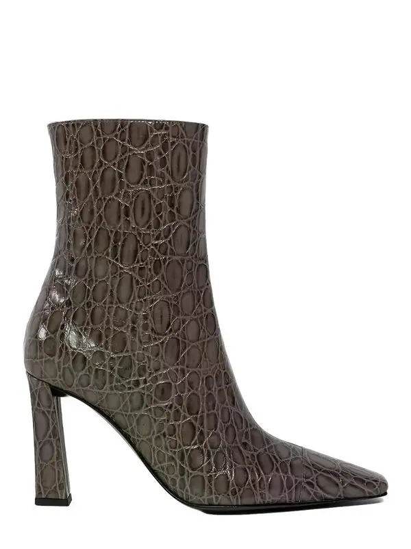 GIUSEPPE ZANOTTI Square-toe Boots - Brown