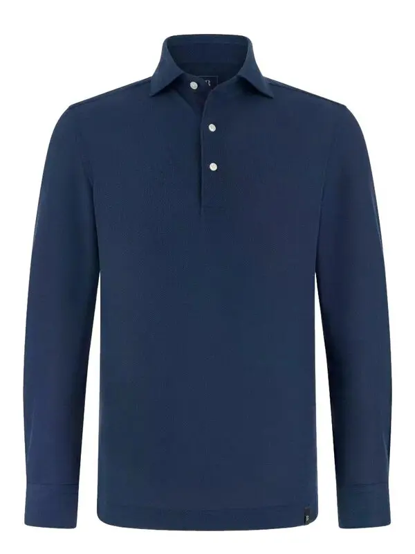 Boggi Milano Jersey Polo Shirt - Blue