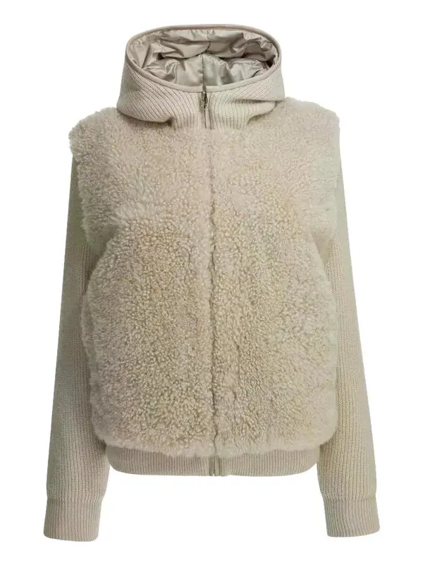 CAMÉLIA Hooded Padded Jacket - Neutrals