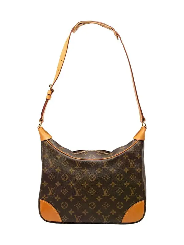 LOUIS VUITTON 2003 Monogram Boulogne 30 Shoulder Bag - Brown