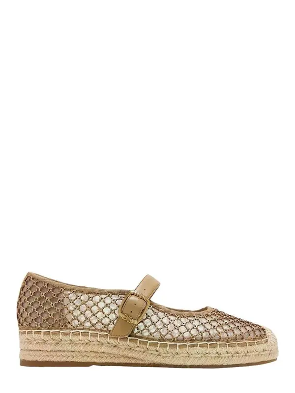 Sam Edelman Mackie Mesh Espadrilles - Gold