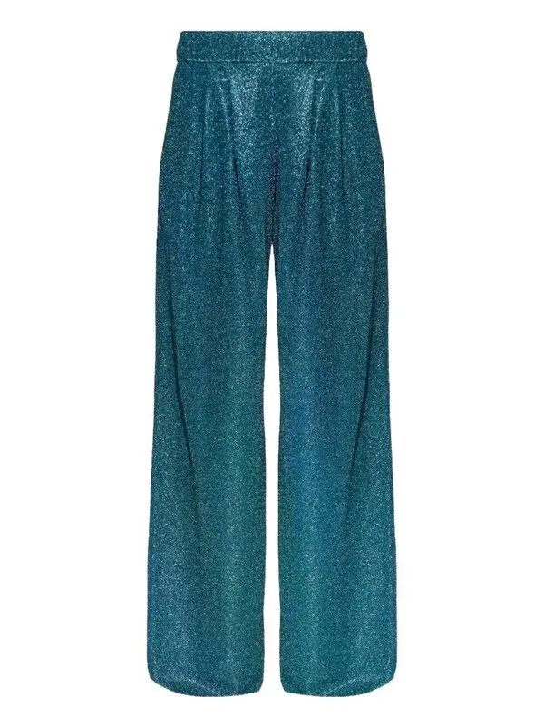 Oseree Pleated Trousers - Blue