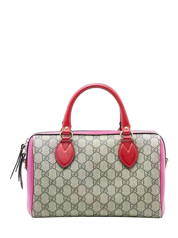 Gucci Small Gg Supreme Satchel 2016-2025 - Brown